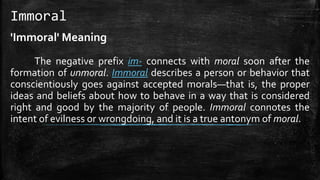 BACKGROUND ONN THE STUDY OF WORK ETHICS | PPTX