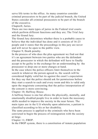 Chapter1. Plea bargaining.Plea agreement is any agreement in a c.docx