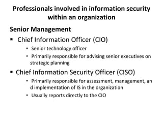 chapter 1. Introduction to Information Security | PPT