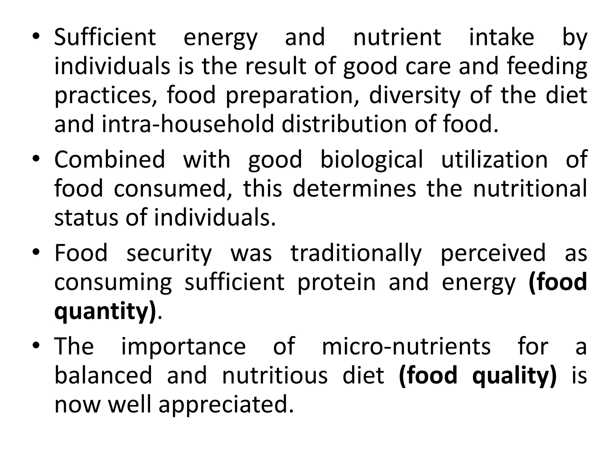 Livelihoods and Food Security | PPTX