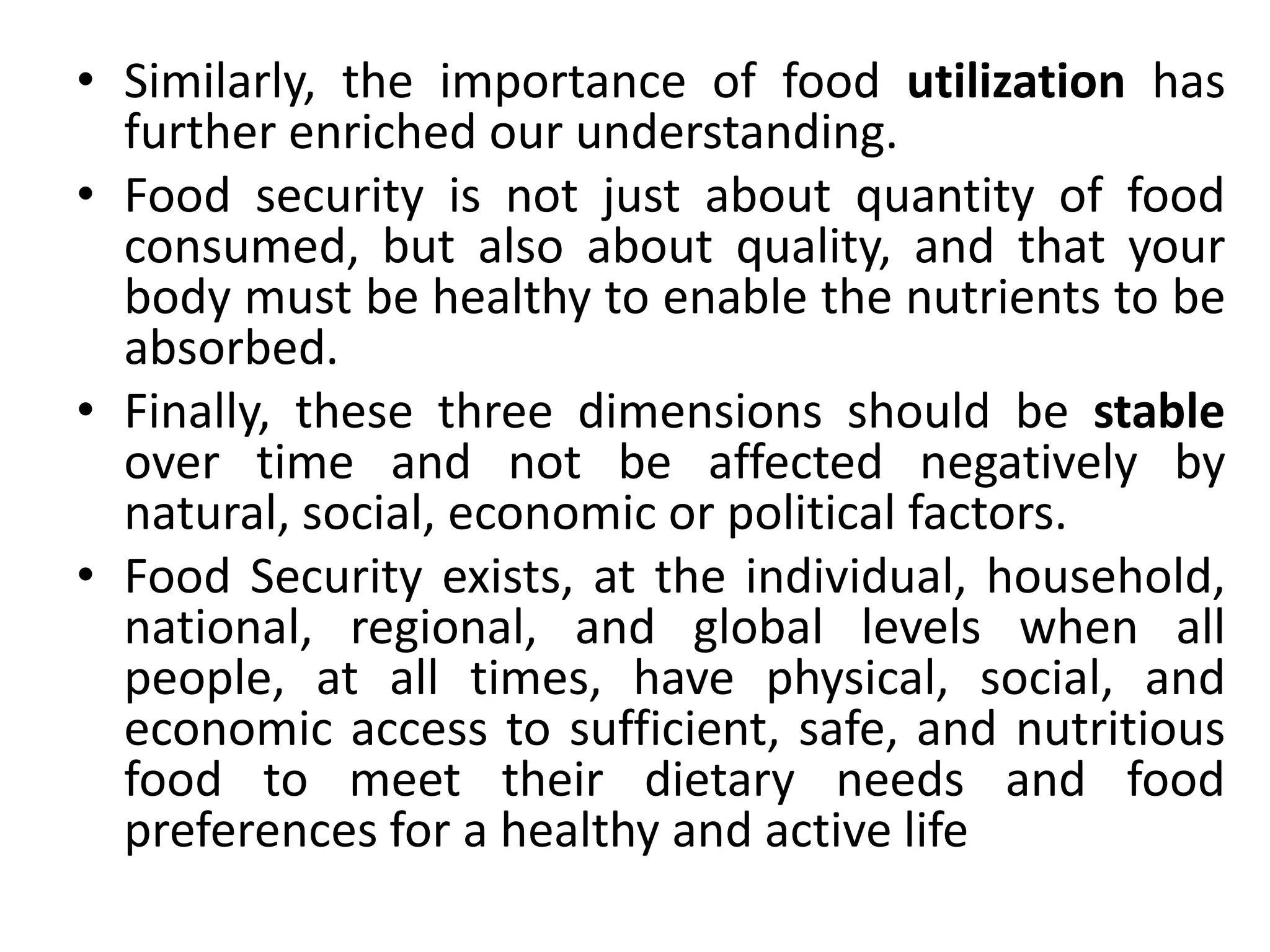 Livelihoods and Food Security | PPTX