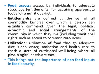 Livelihoods and Food Security | PPTX
