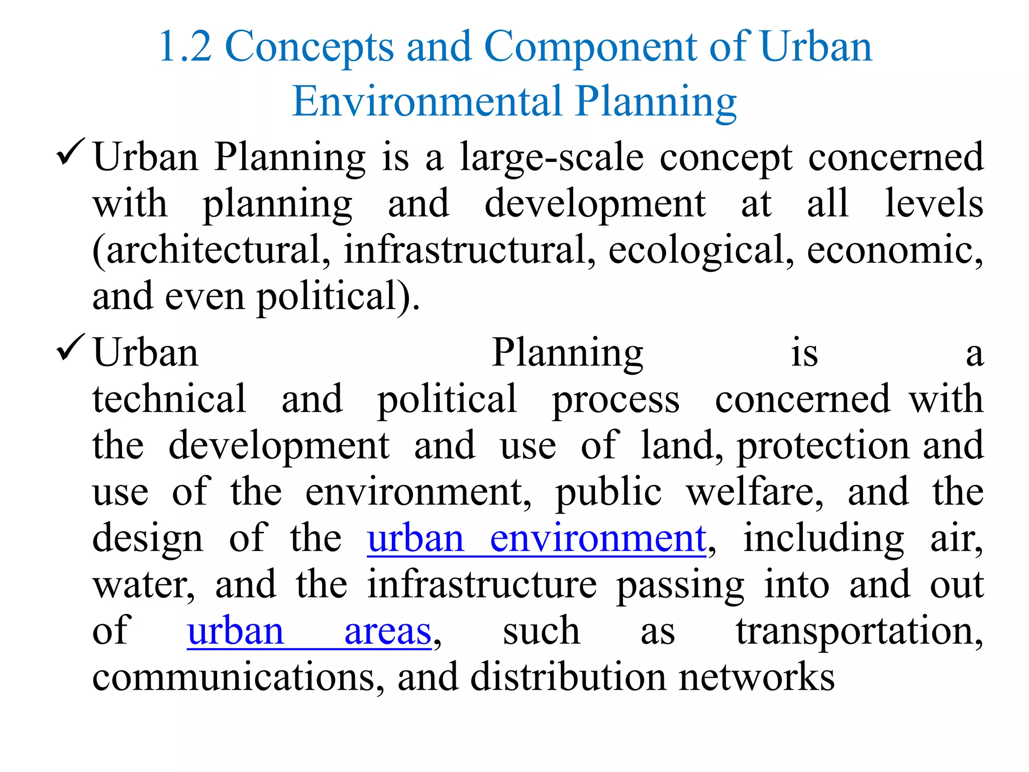 Environmental Planning | PPT
