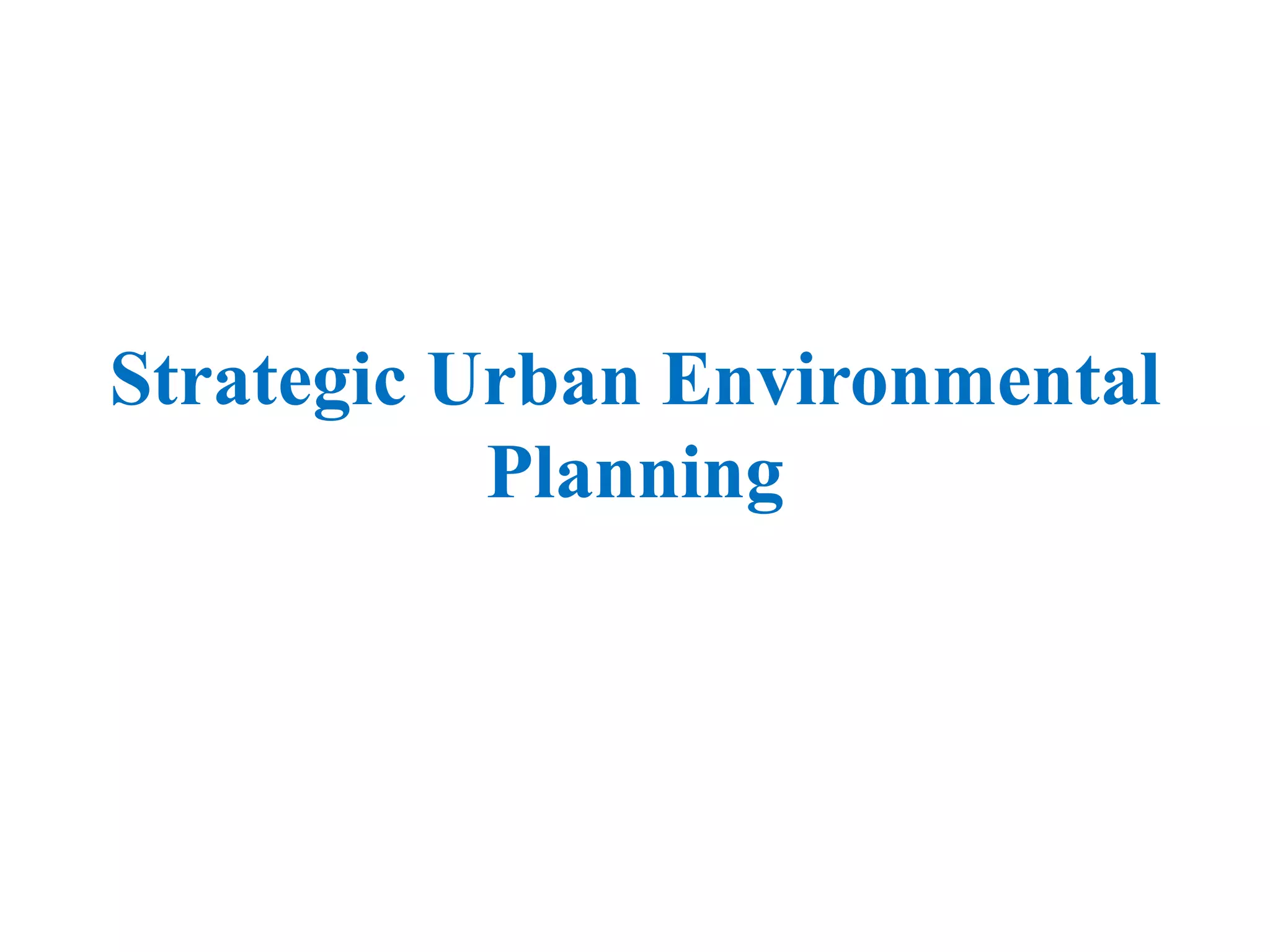 Environmental Planning | PPTX