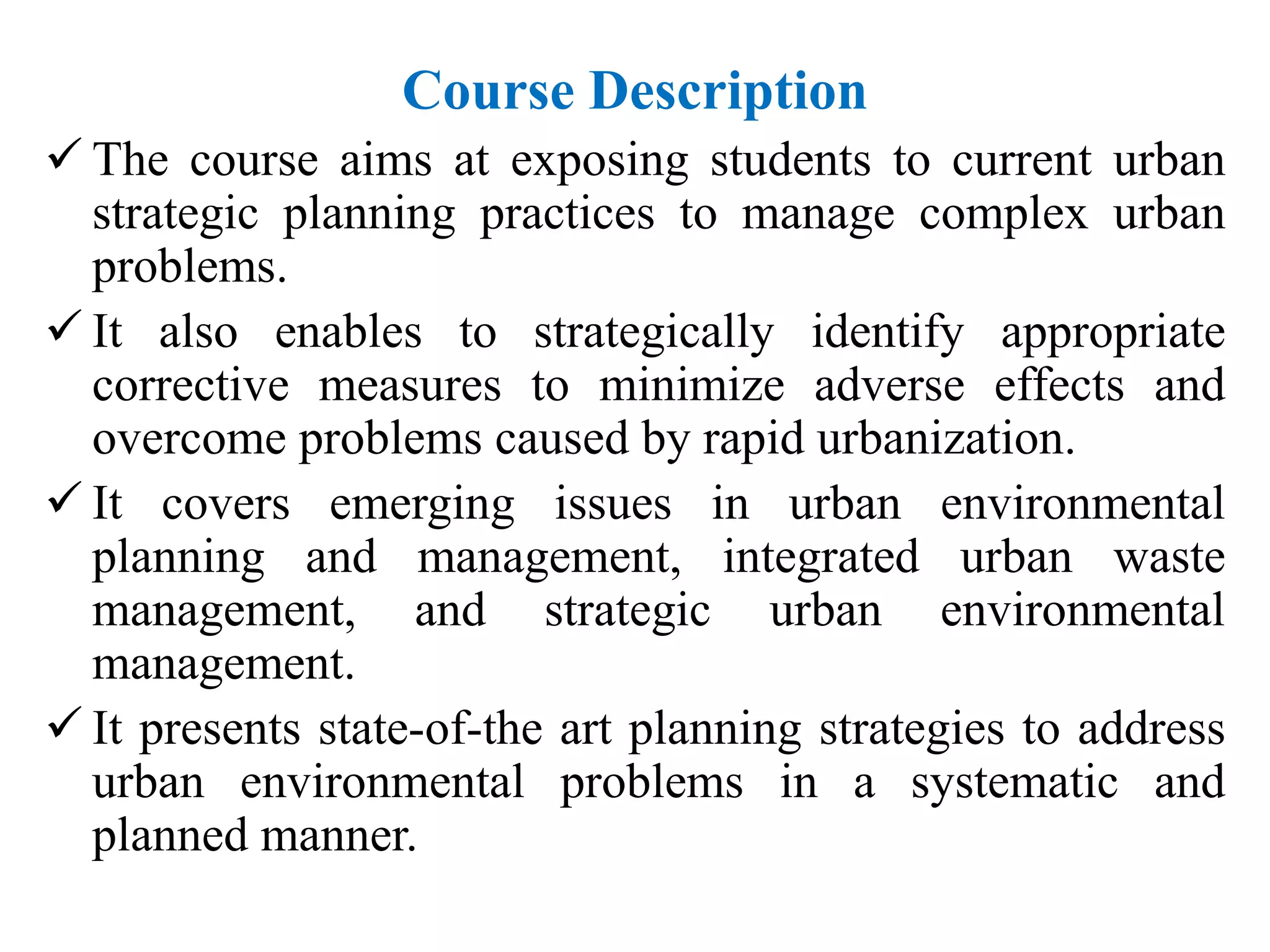 Environmental Planning | PPTX