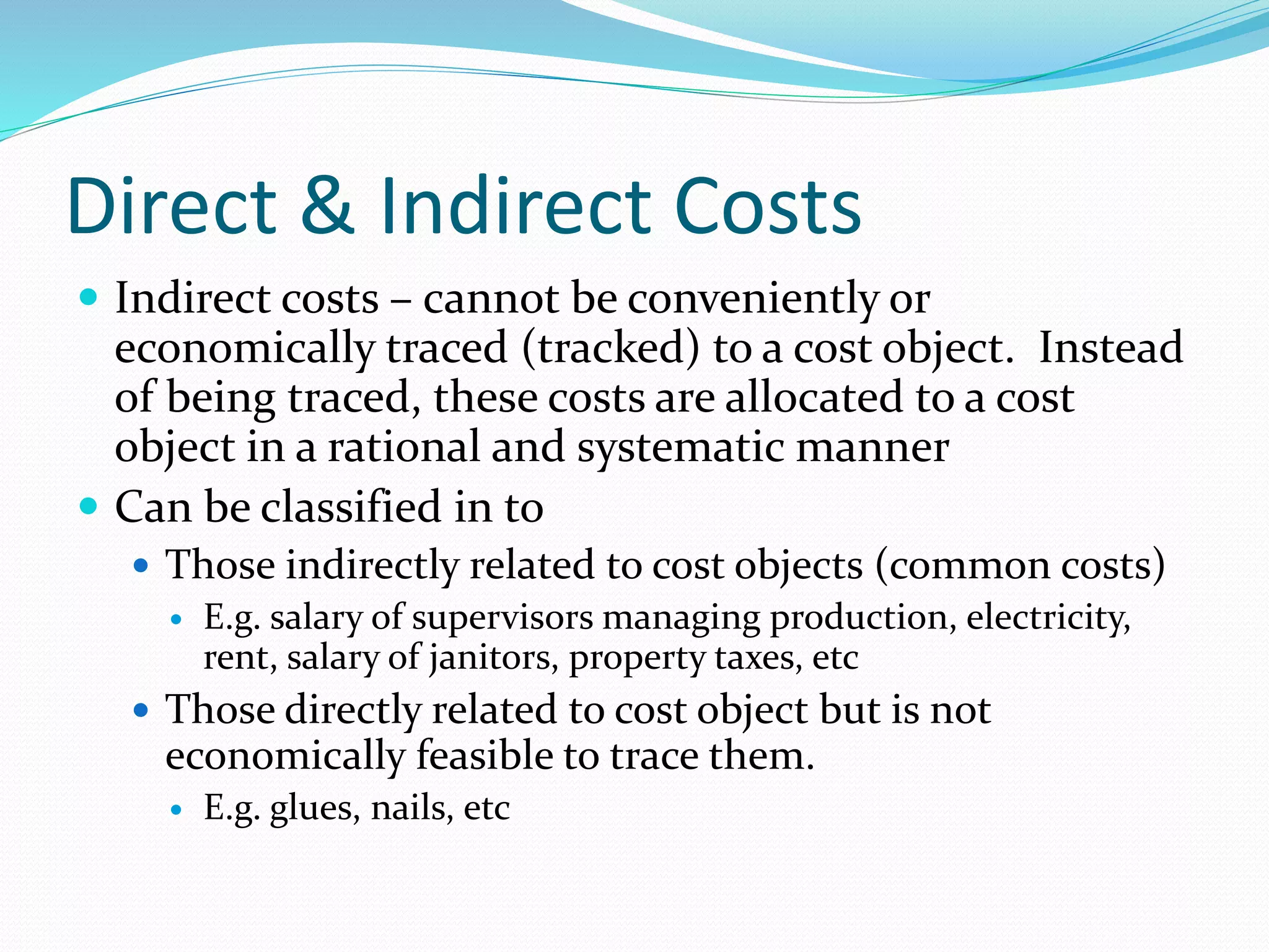 introduction to cost and management Accounting | PPTX