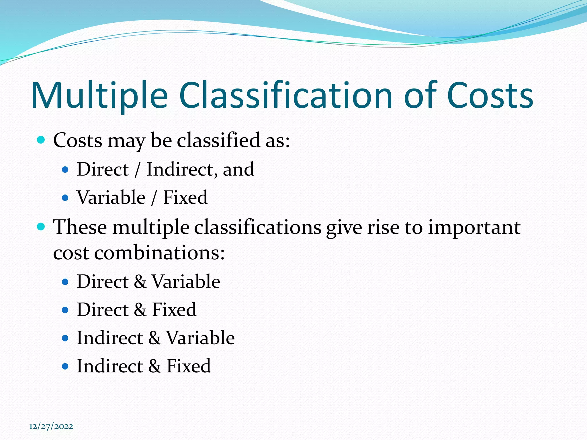 introduction to cost and management Accounting | PPTX