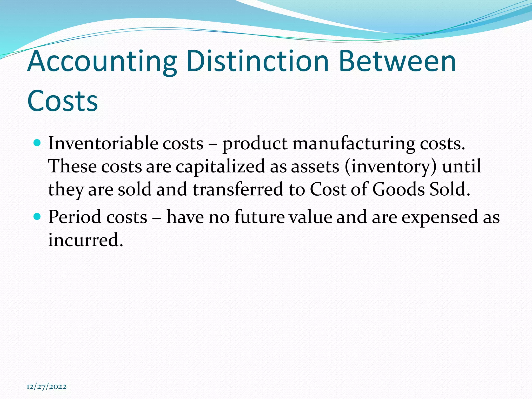 introduction to cost and management Accounting | PPTX