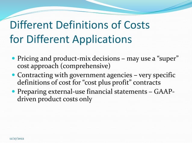 introduction to cost and management Accounting | PPT