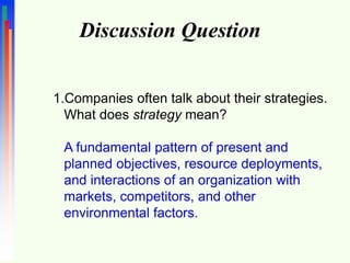 Chapter 1 Marketing Strategy | PPT