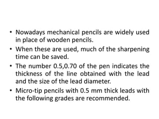 Drawing Instruments and Accessories | PPTX