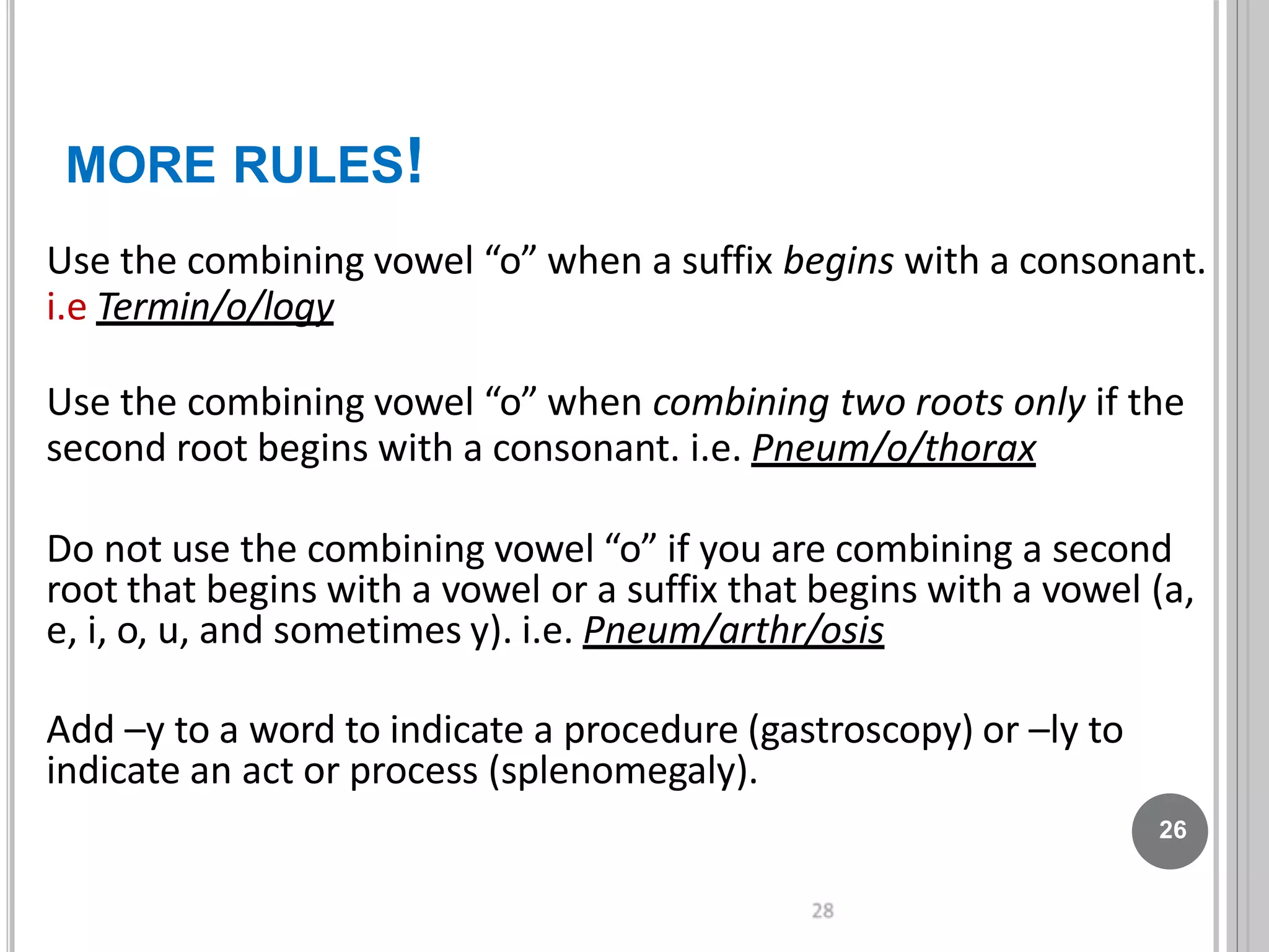 introduction to medical terminology pptx | PPTX