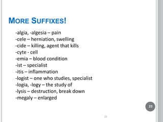 introduction to medical terminology pptx | PPTX | Lung and Respiratory ...