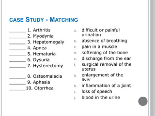 introduction to medical terminology pptx | PPTX