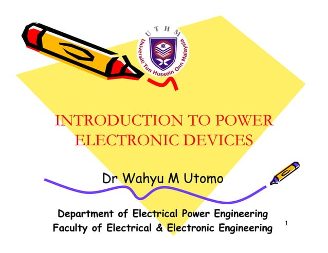Chapter 1 Introduction to power Electronic Devices.pdf | Consumer Electronics | Technology ...