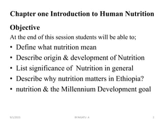 chapter 1. Introduction (Nutrition.pptx | Chemistry | Science