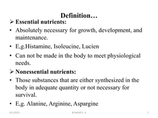 chapter 1. Introduction (Nutrition.pptx | Chemistry | Science