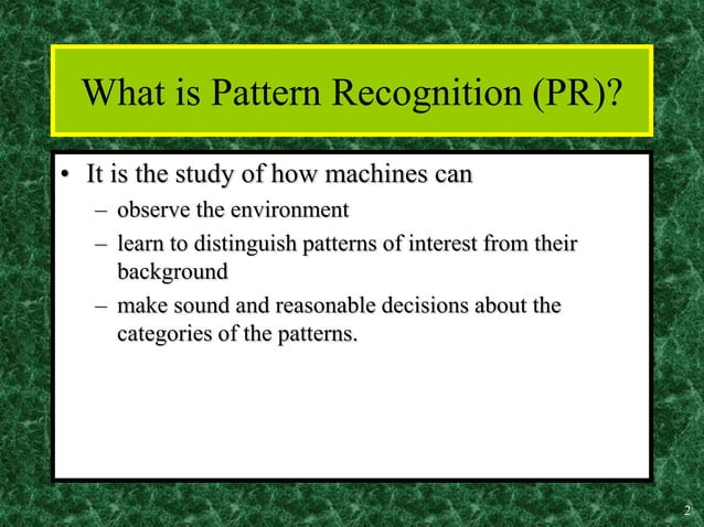 Introduction To Pattern Recognition Ppt Artificial Intelligence Technology And Computing