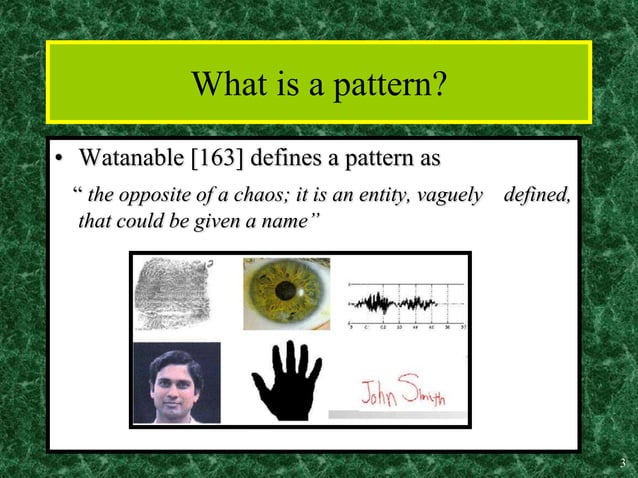 introduction to pattern recognition | PPT | Artificial Intelligence ...
