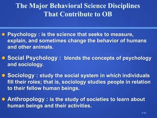 organizational behavior | PPTX
