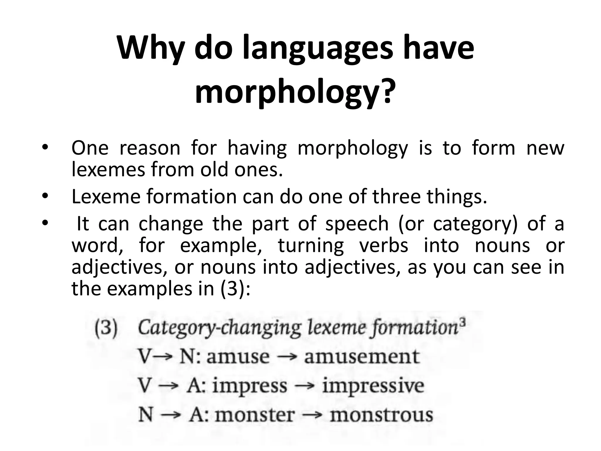 chapter 1.What is Morphology? (Morphology (Linguistics) | PPTX