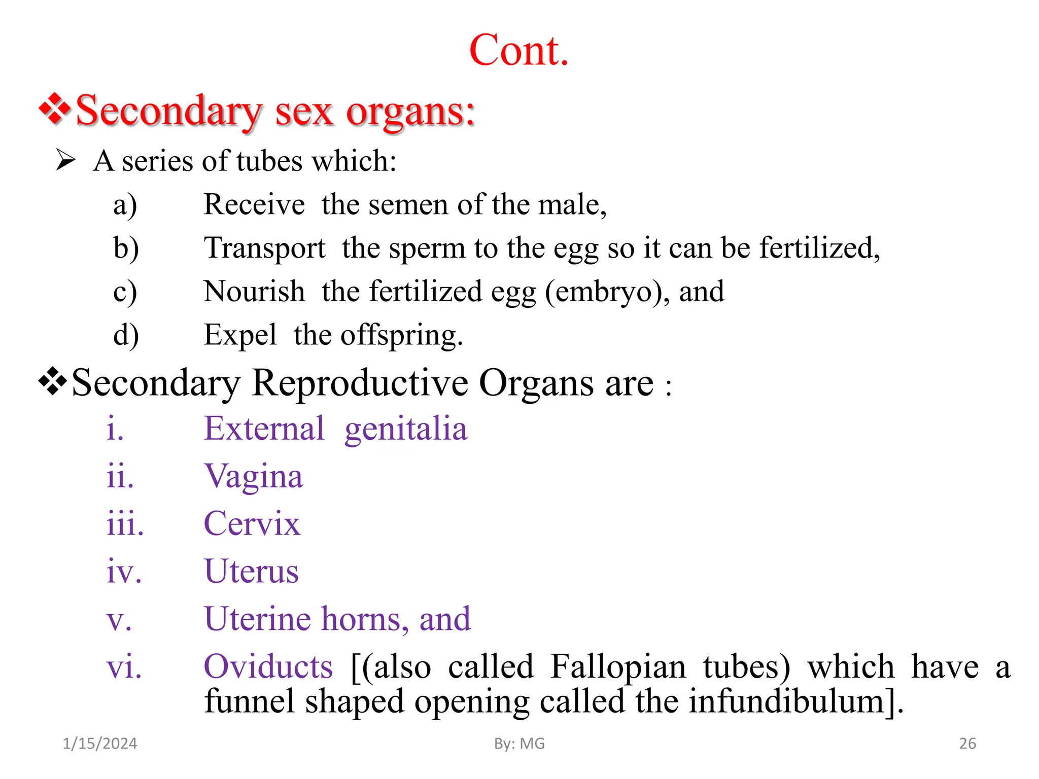 introduction to reproductive physiology of farm animals | PPTX