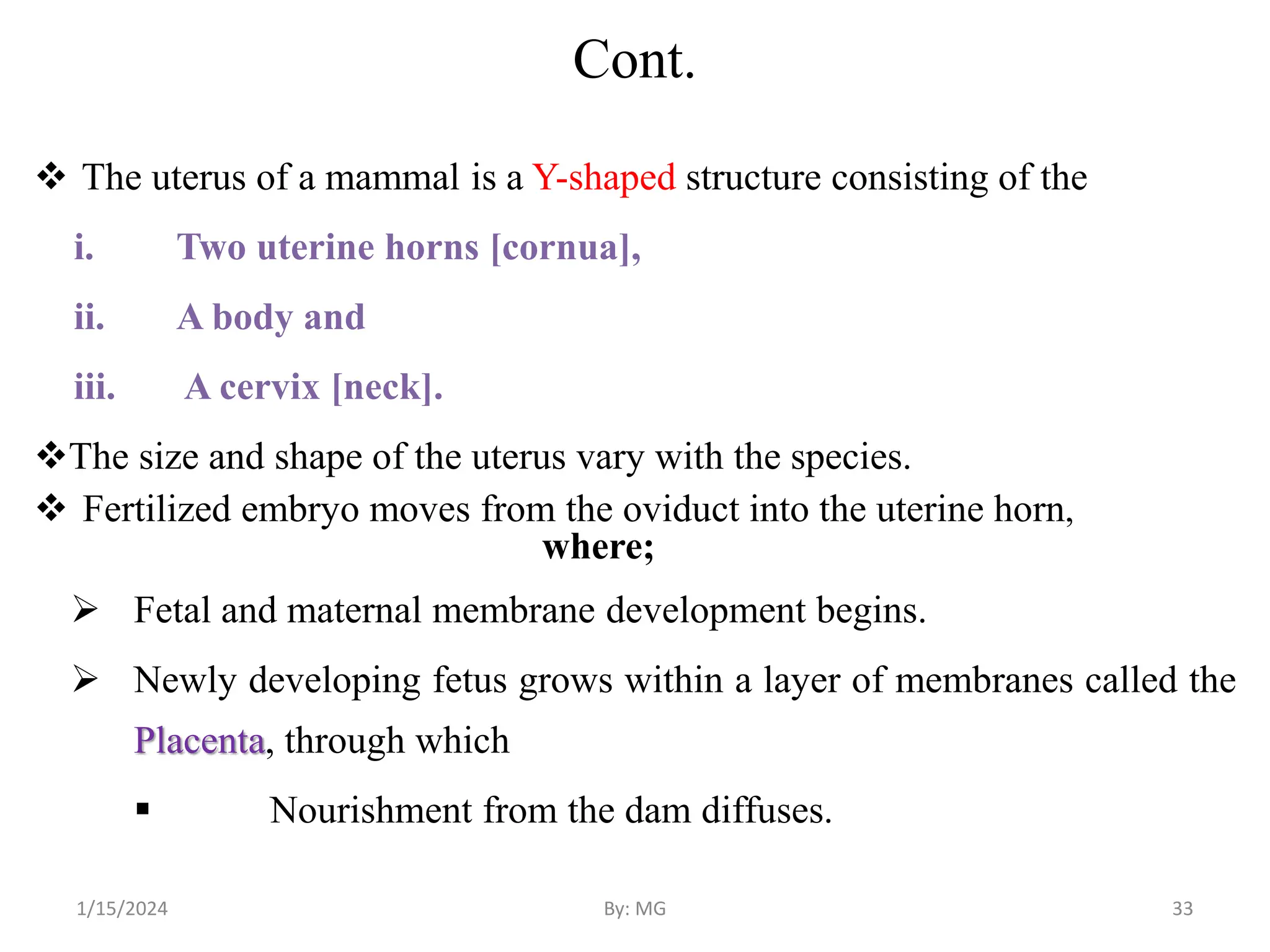 introduction to reproductive physiology of farm animals | PPTX