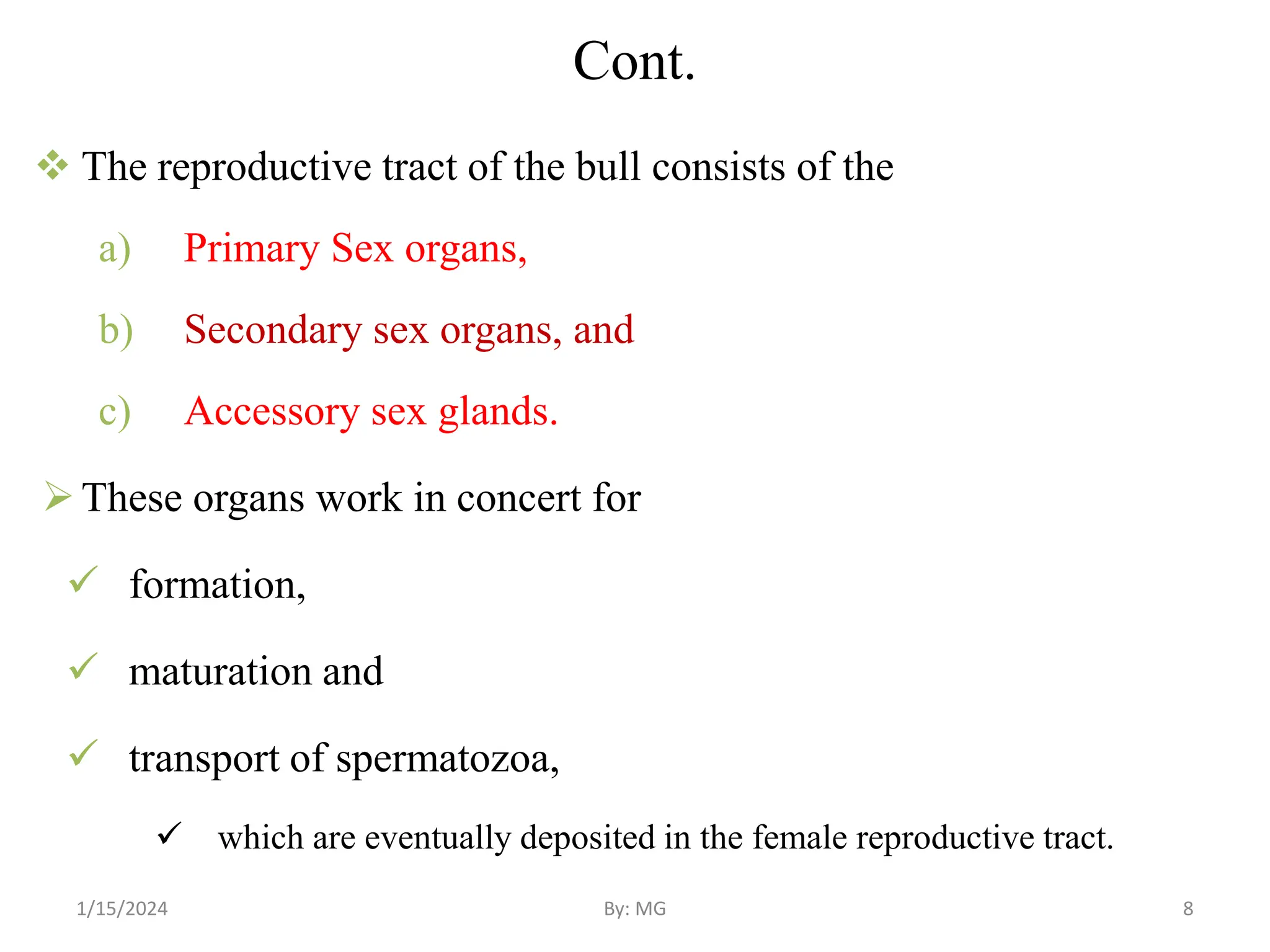 introduction to reproductive physiology of farm animals | PPTX