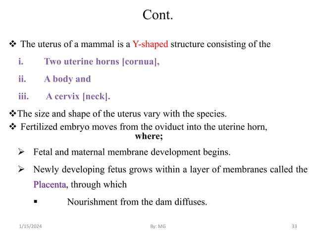 introduction to reproductive physiology of farm animals | PPTX ...