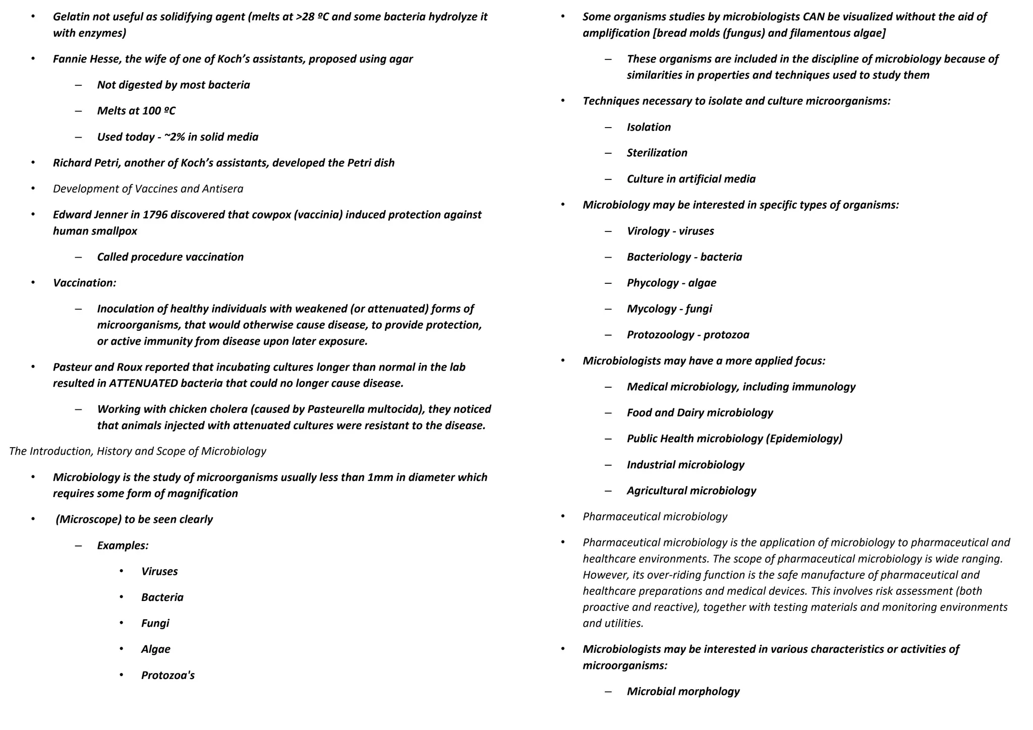 CHAPTER 1.docx Microbiology for 2nd year pharm d | DOCX