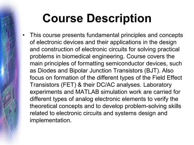 ELECTRONIC DEVICES | PPT