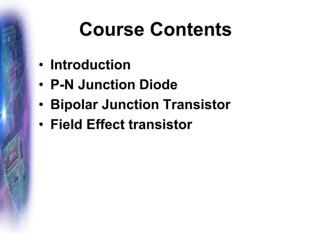 ELECTRONIC DEVICES | PPT