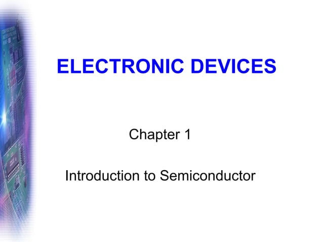 ELECTRONIC DEVICES | PPT