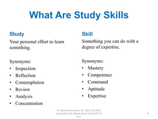 Chapter 1.ppt study and personal skills presentation | PPT