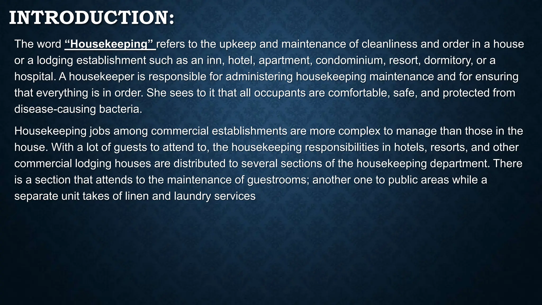 CHAPTER 1 - Housekeeping Operations.pptx
