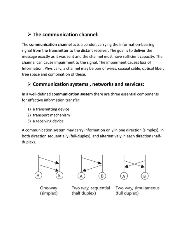 Communication channel and networktechnologies.pdf | Computer Networking ...