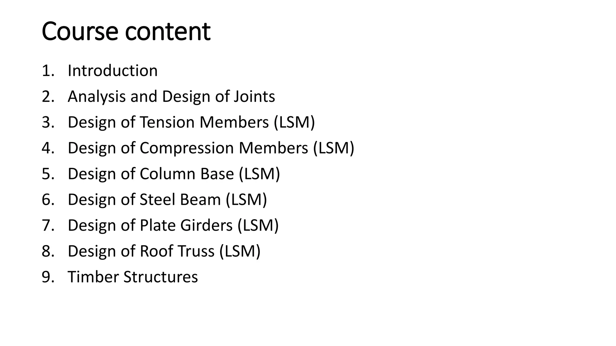 Design of steel and timber structures. Introduction | PPTX