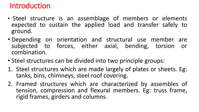 Design of steel and timber structures. Introduction | PPTX