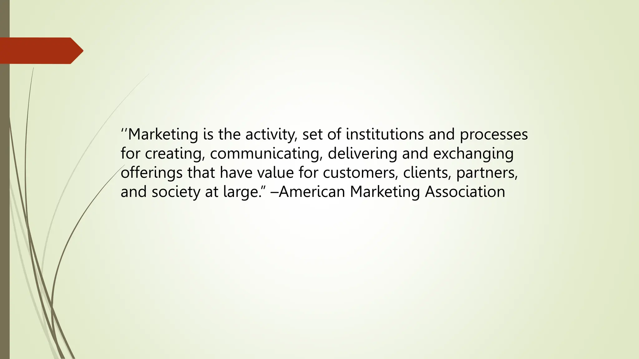 CHAPTER 1 PRINCIPLES OF MARKETING FOR FIRST YEAR | PPTX