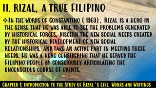 Chapter 1: Over View about the Life of Rizal | PDF