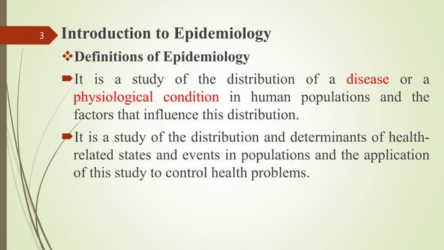 Principles and Methods of Epidemiologic Study | PPT