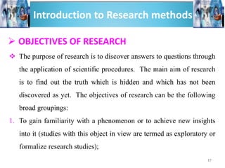 Introduction to Research Methodology for Information system | PPT