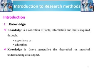 Introduction to Research Methodology for Information system | PPT