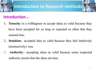 Introduction to Research Methodology for Information system | PPT