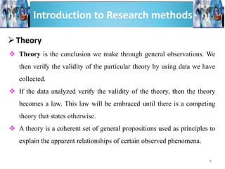 Introduction to Research Methodology for Information system | PPT