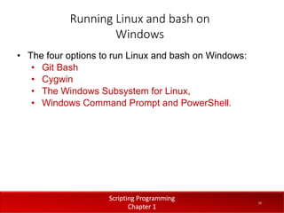 Chapter 1: Introduction to Command Line | PDF