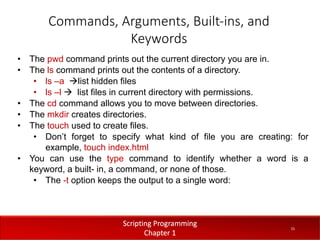 Chapter 1: Introduction to Command Line | PDF