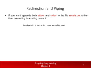 Chapter 1: Introduction to Command Line | PDF