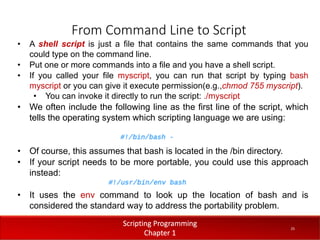 Chapter 1: Introduction to Command Line | PDF