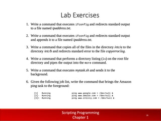 Chapter 1: Introduction to Command Line | PDF